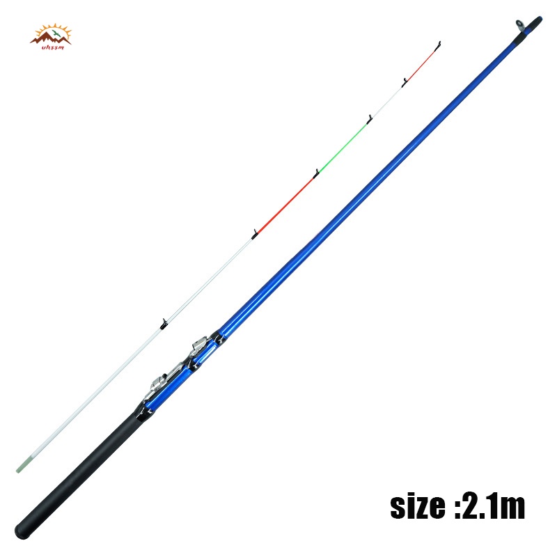 FRP Soft Tail Raft Fishing Rod Lake Stream Freshwater Heavy Action ...
