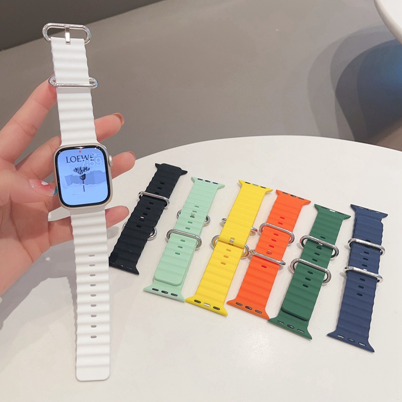 Ocean Strap compatible with iWatch Strap 49mm 44mm 40mm 45mm 41mm 42 38 ...