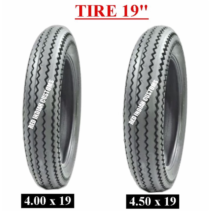 RED INDIAN TIRE 19” SIZES 4.00 4.50 (100/90 120/90) MOTORCYCLE CLASSIC ...
