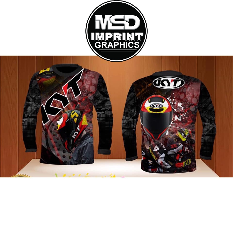 KYT HELMET Full Sublimation Longsleeve T-Shirt | Shopee Philippines