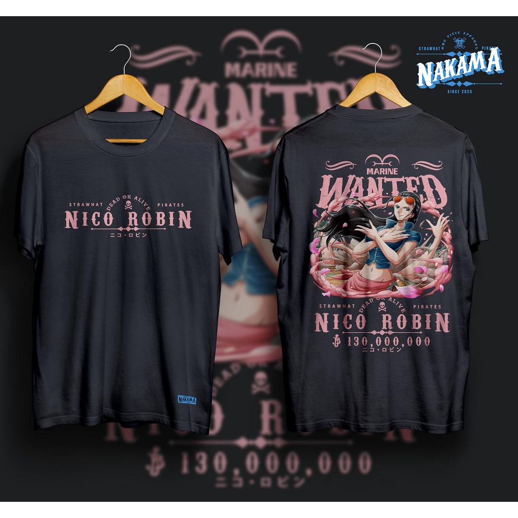 NAKAMA CLOTHING ONEPIECE NICO ROBIN GRAPHIC COTTON TSHIRT FOR MEN AND ...