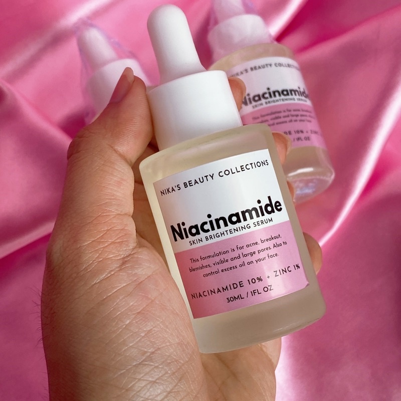 NBC NIACINAMIDE 10% + ZINC PCA 1% SERUM 15/30ML FROSTED DROPPER ...