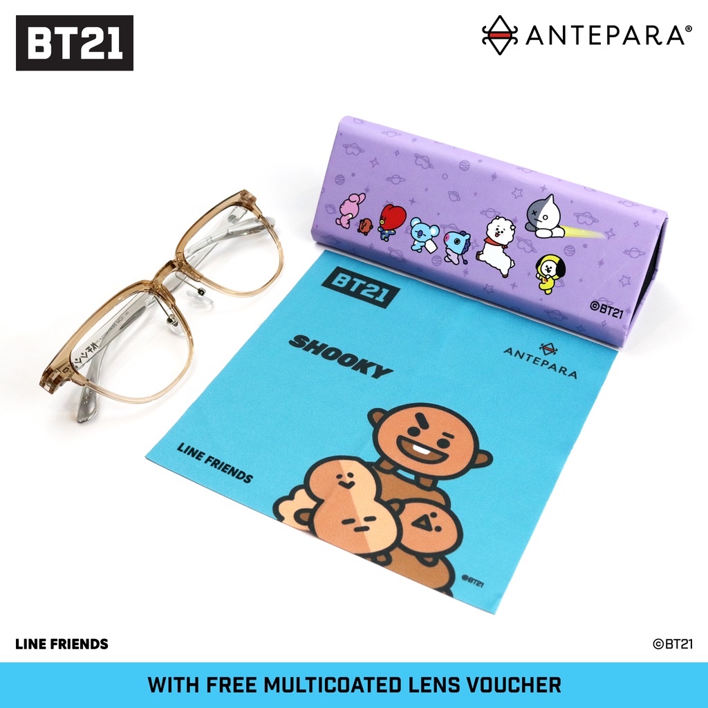 Antepara With BT21 Eyeglasses (BT TOKYO CNUDS Crystal Nude) | Shopee ...