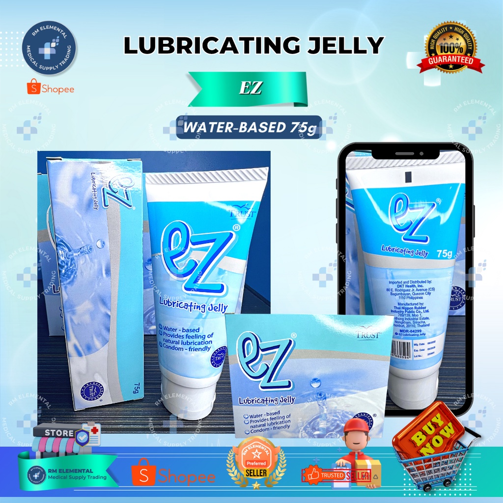 EZ - 75grams Lubricating Jelly Tube | Shopee Philippines
