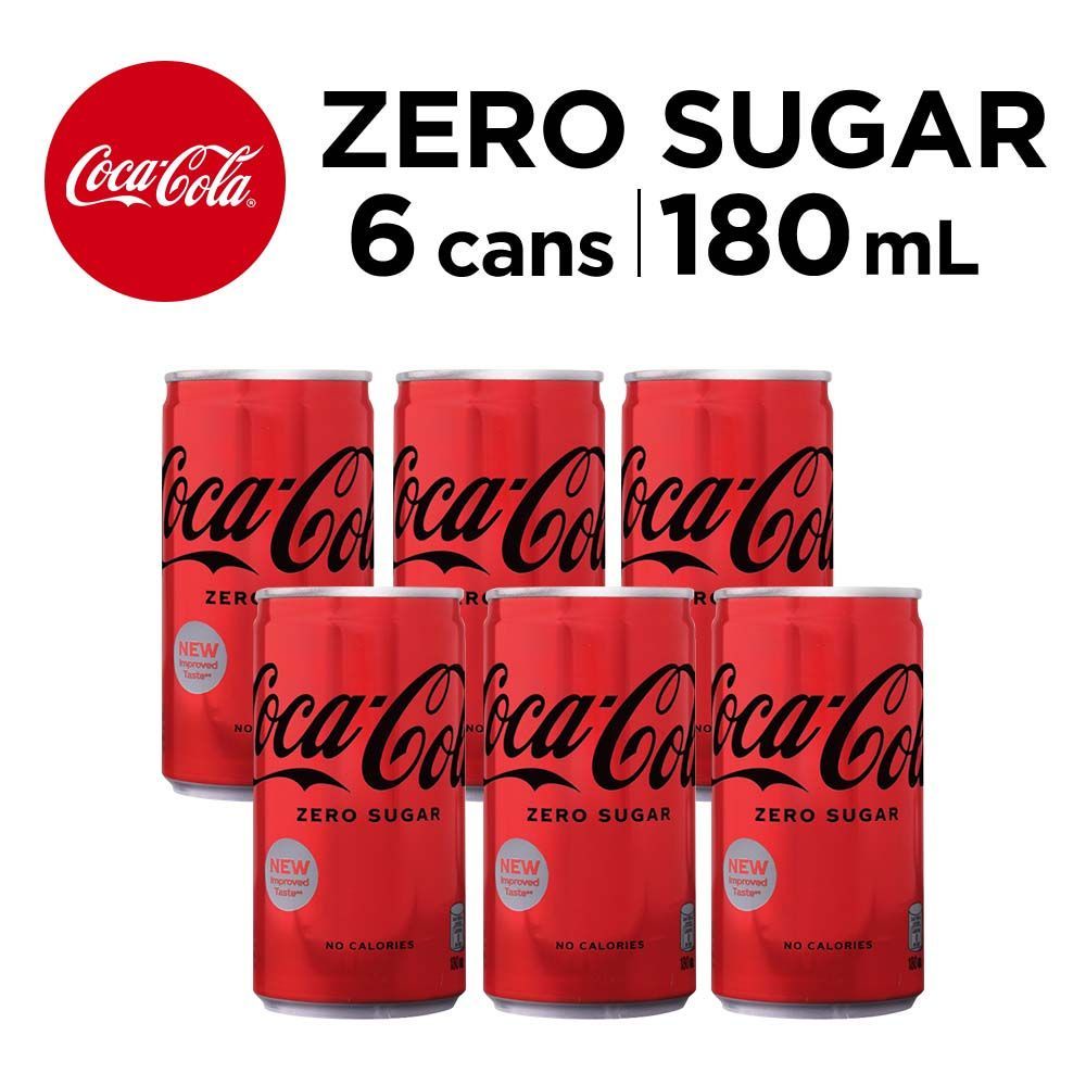 Coca-Cola Zero Sugar Mini Cans 180ml Multipack | Shopee Philippines