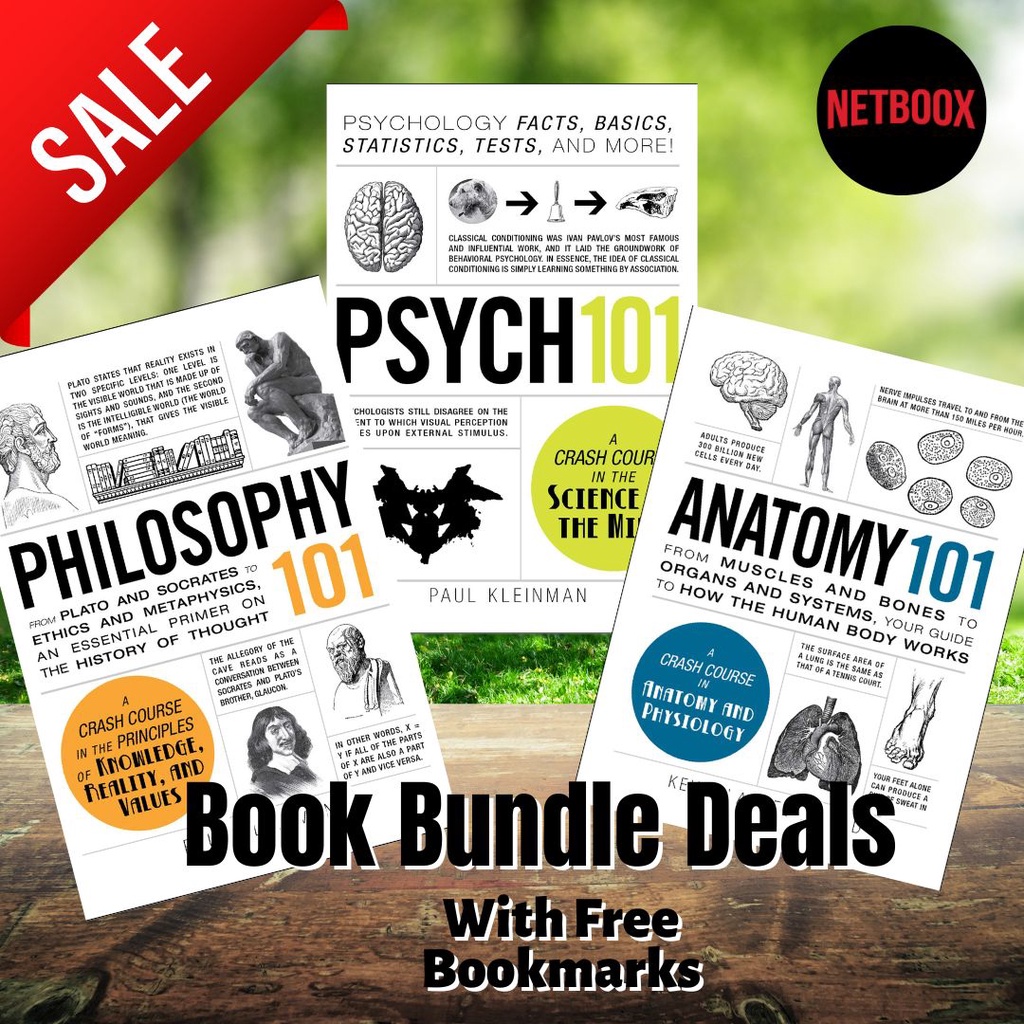 [BOOKS ON SALE] #1Philosophy 101 #2 Psych 101 #3 Anatomy 101 #4 Ethics ...