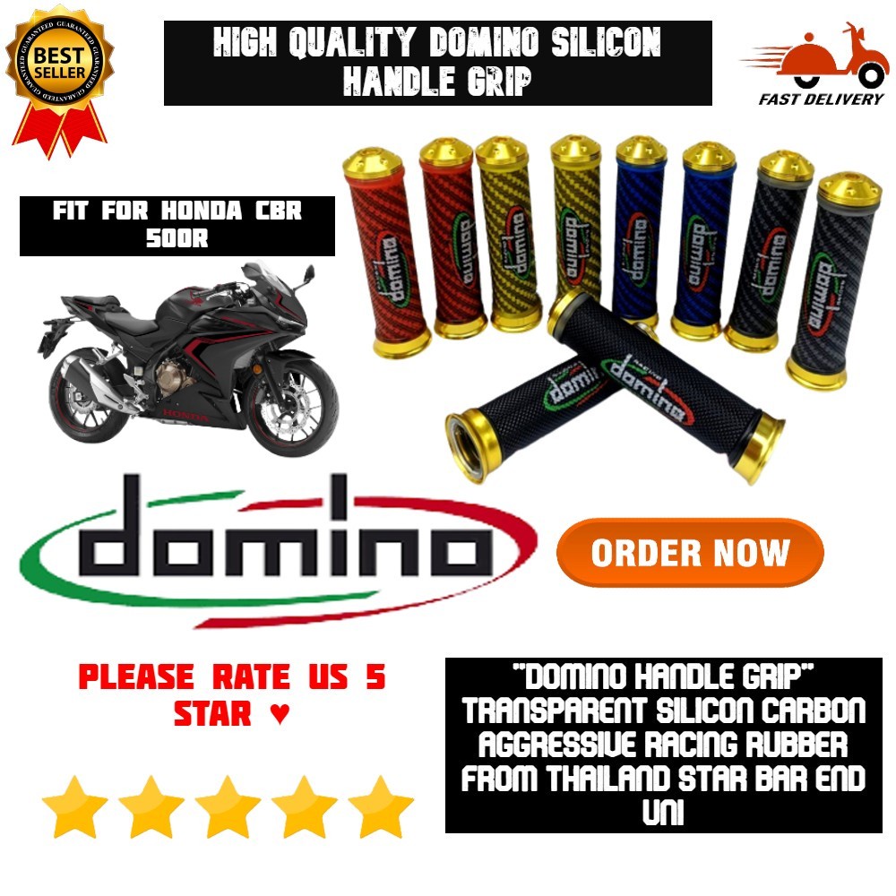 Handle Grip For HONDA CBR500R | Domino Handle Grip Transparent Silicon ...