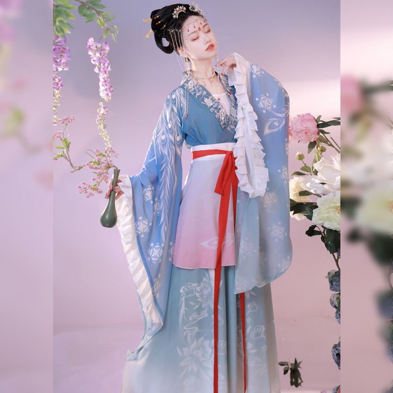 Tanhua Yimeng Original Genuine Hanfu Full Set Female Student Fairy ...