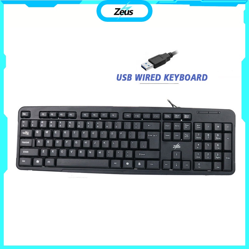 Zeus K500 ( SimpliCity ) Computer Keyboard For Office / Gaming ( Online ...