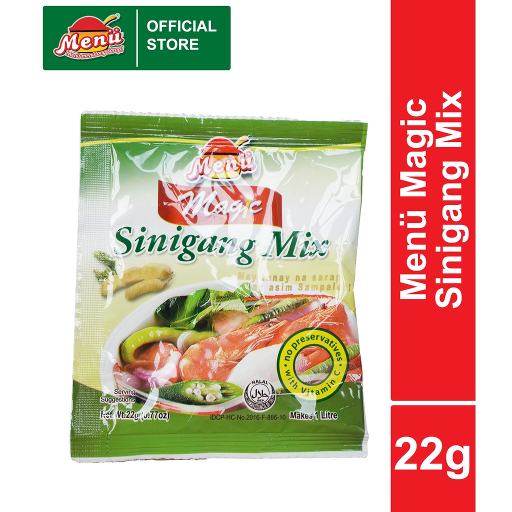Menu Magic Sinigang Mix 22g x 12pcs | Shopee Philippines