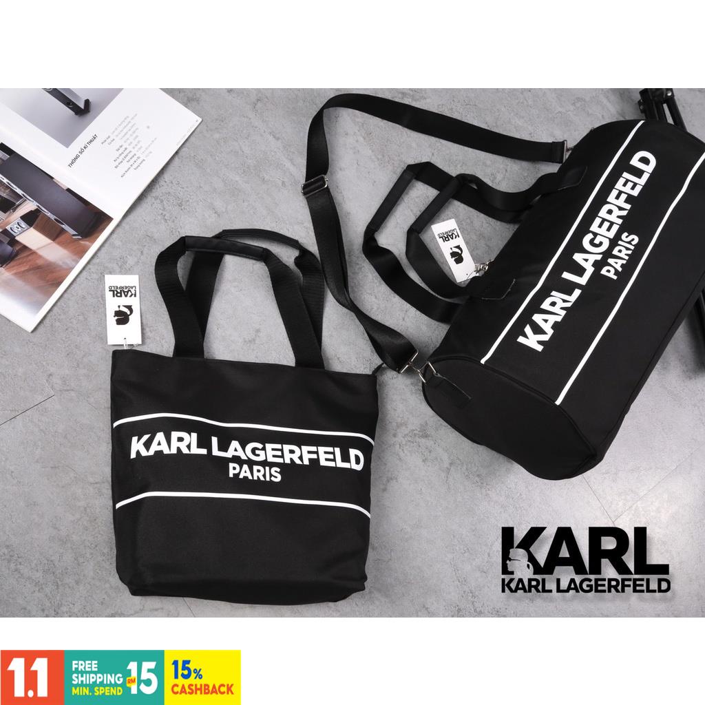 Shoulder Bag, Duffle Bag KARL LAGER genuine vnxk product | Shopee ...