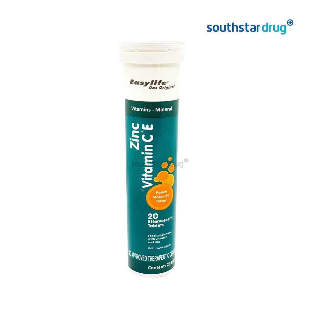 Easylife Das Original Zinc + Vitamin C + Vitamin E Tablet - 20s ...