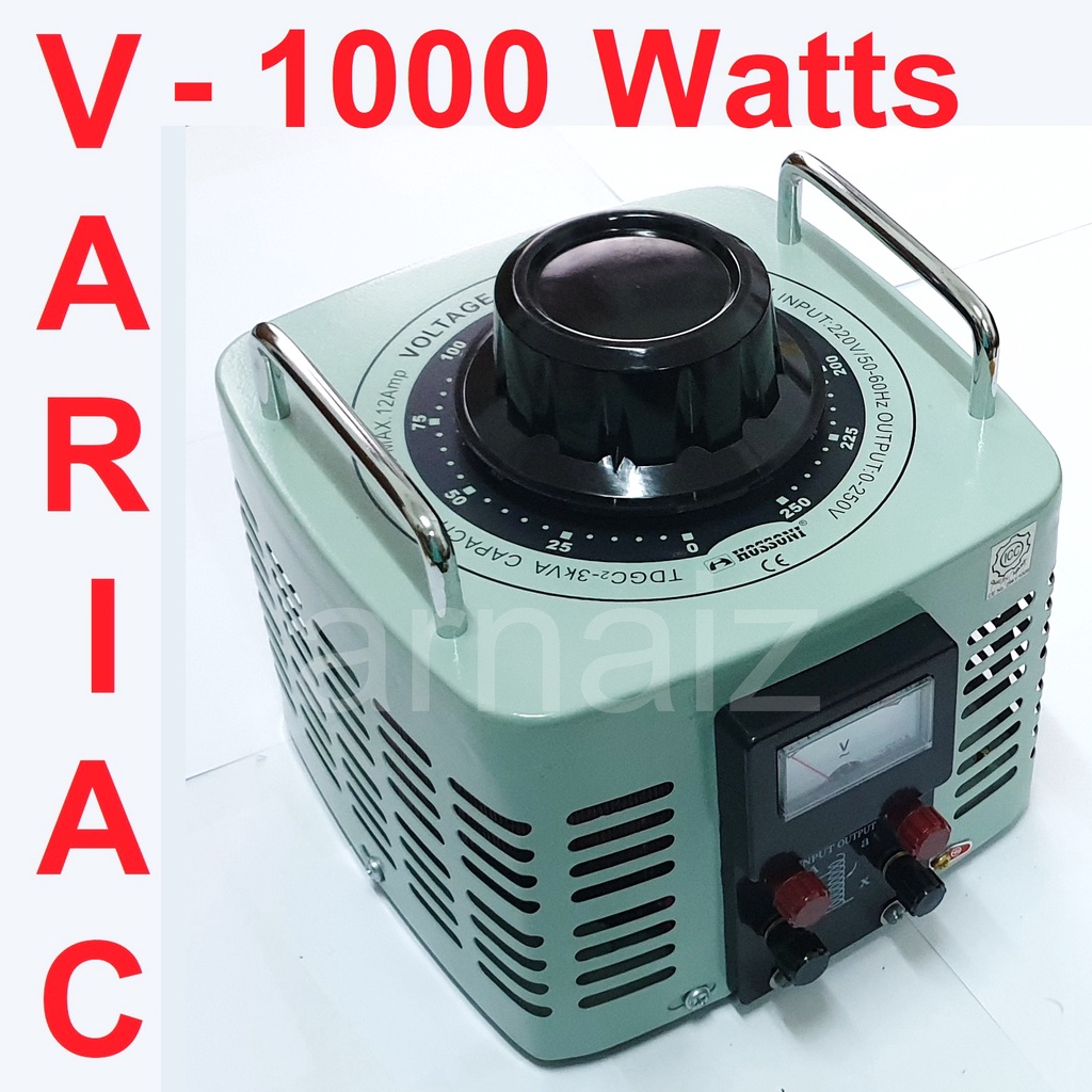 Hossoni Variac Variable Transformer Voltage Regulator TDGC2 1000W ...