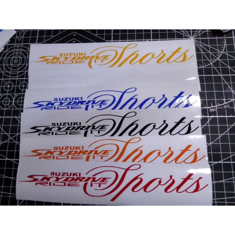 (COD) SKYDRIVE SPORTS signature style machine cut motorcycle vinyl ...