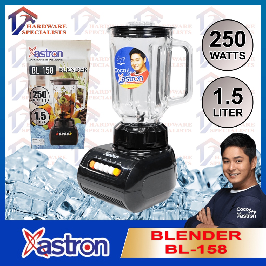 Astron Blender BL-158 1.5 Liters 250W Original Authentic | Shopee ...