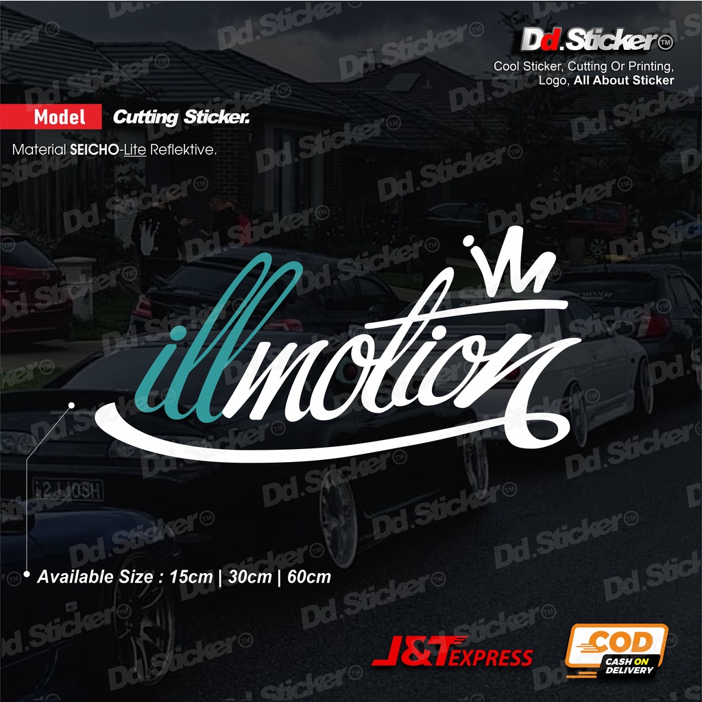 Jdm sticker ILLMOTION | Cutting Sticker | Shopee Philippines