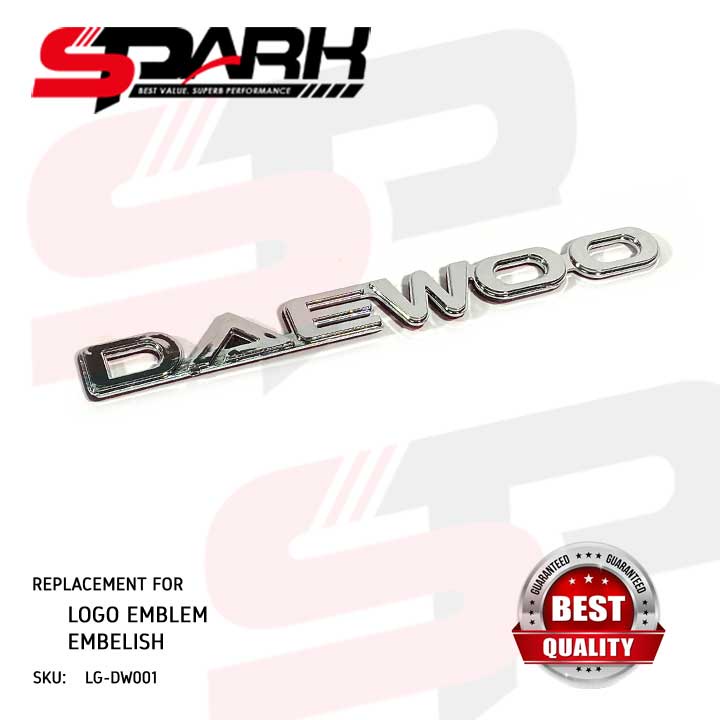 Car Emblem Car Logo Car Decal Accessories Adhesive for Daewoo (1 PC ...