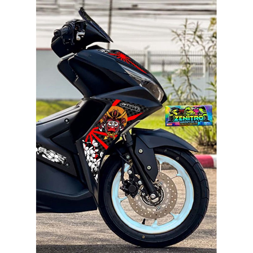 JAPAN EMPEROR DECALS FOR AEROX V2 | Shopee Philippines