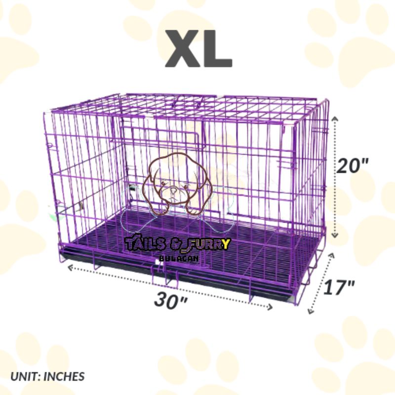 XL Collapsible Cage for Pets (Foldable with pooptray) | Shopee Philippines