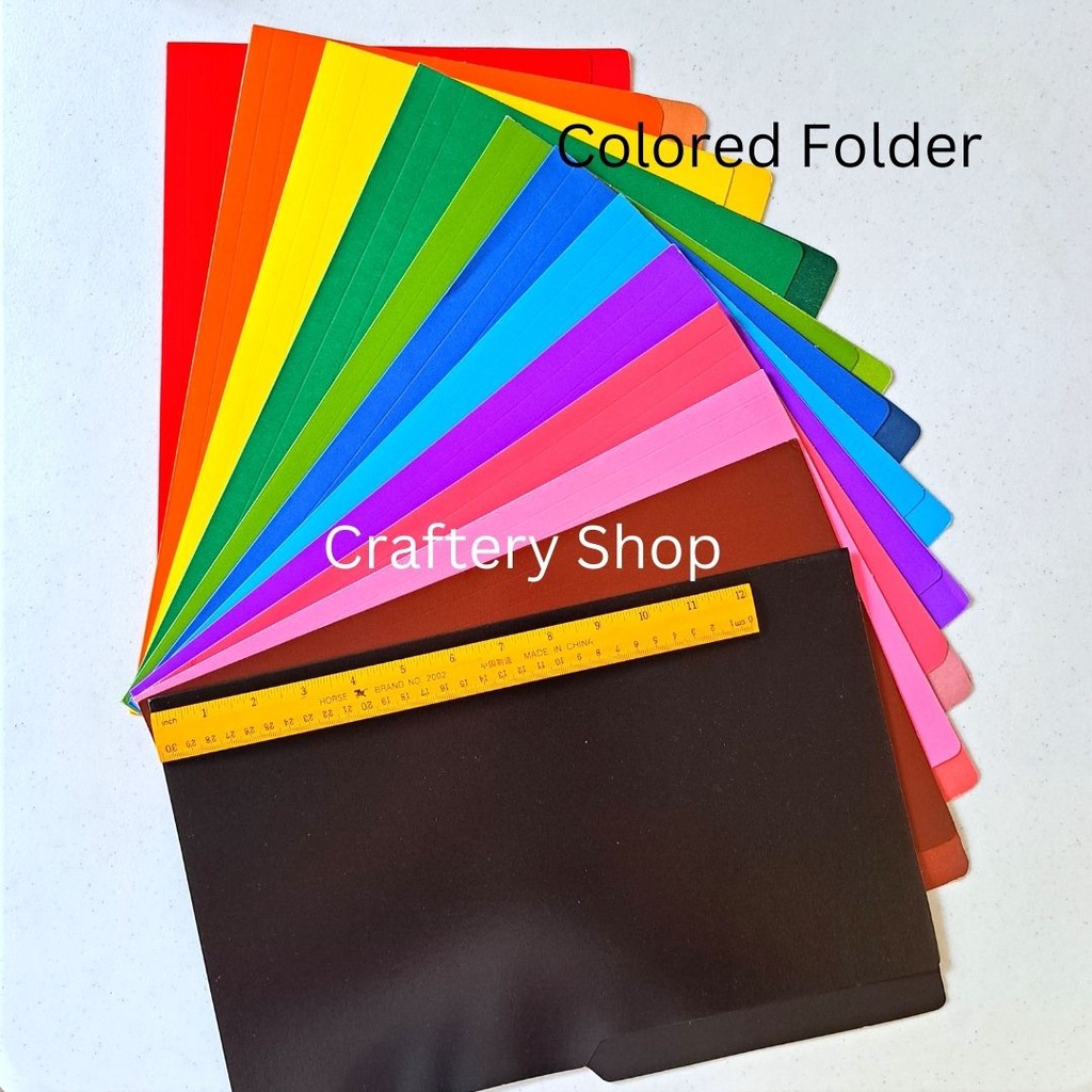 Colored Folders PER PIECE Short and Long Size | Shopee Philippines
