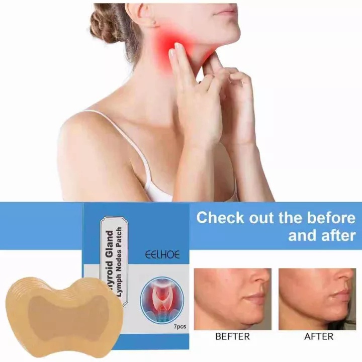 7Pcs/Bag Lymph Nodes Patch Thyroid Lymphatic Drainage Neck Lymphatic ...
