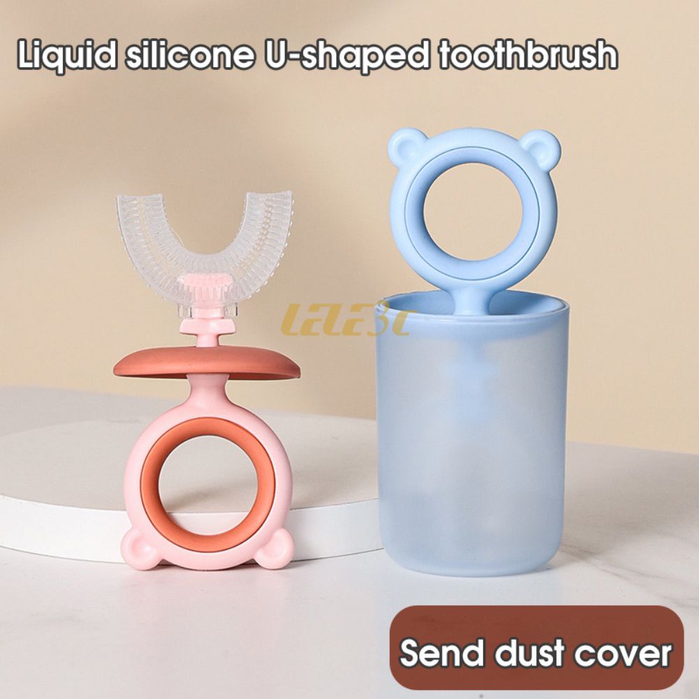 Baby Toothbrush Children 360 Degree U-shaped Child Toothbrush Kids ...