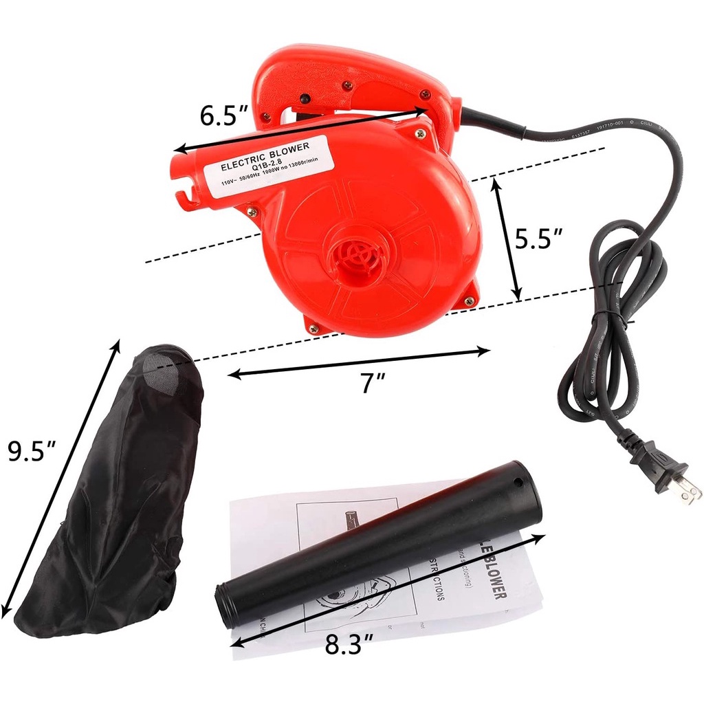 Original 1000w Electric Hand Operated Air Blower Vacuum Dust Cleaner ...