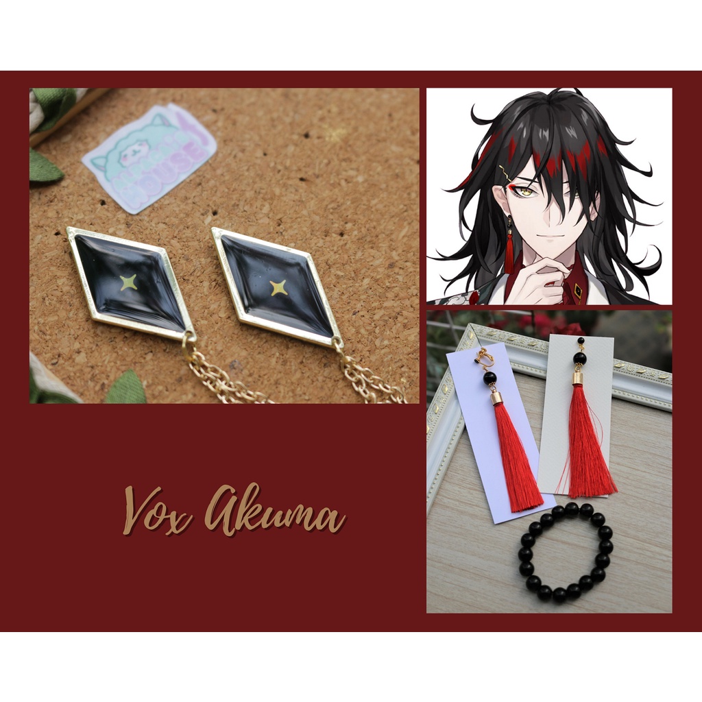 Vtuber - Vox Akuma Accessories (Luxiem) | Shopee Philippines