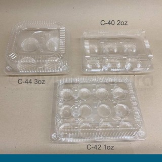 10pcs Clear Pack Clamshell square, rectangle, round for pastry, cake ...