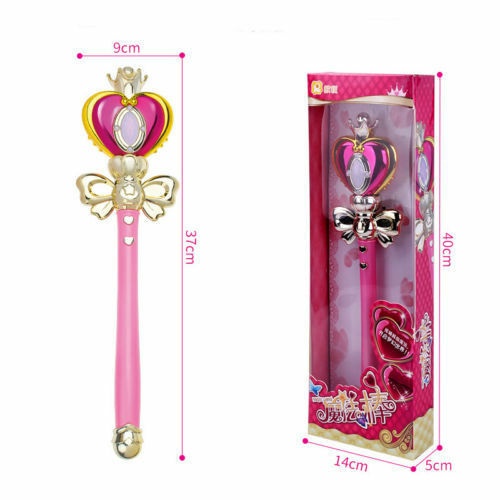 Anime Cosplay Sailor Moon Tsukino Usagi Wand Henshin Rod Glow Stick ...