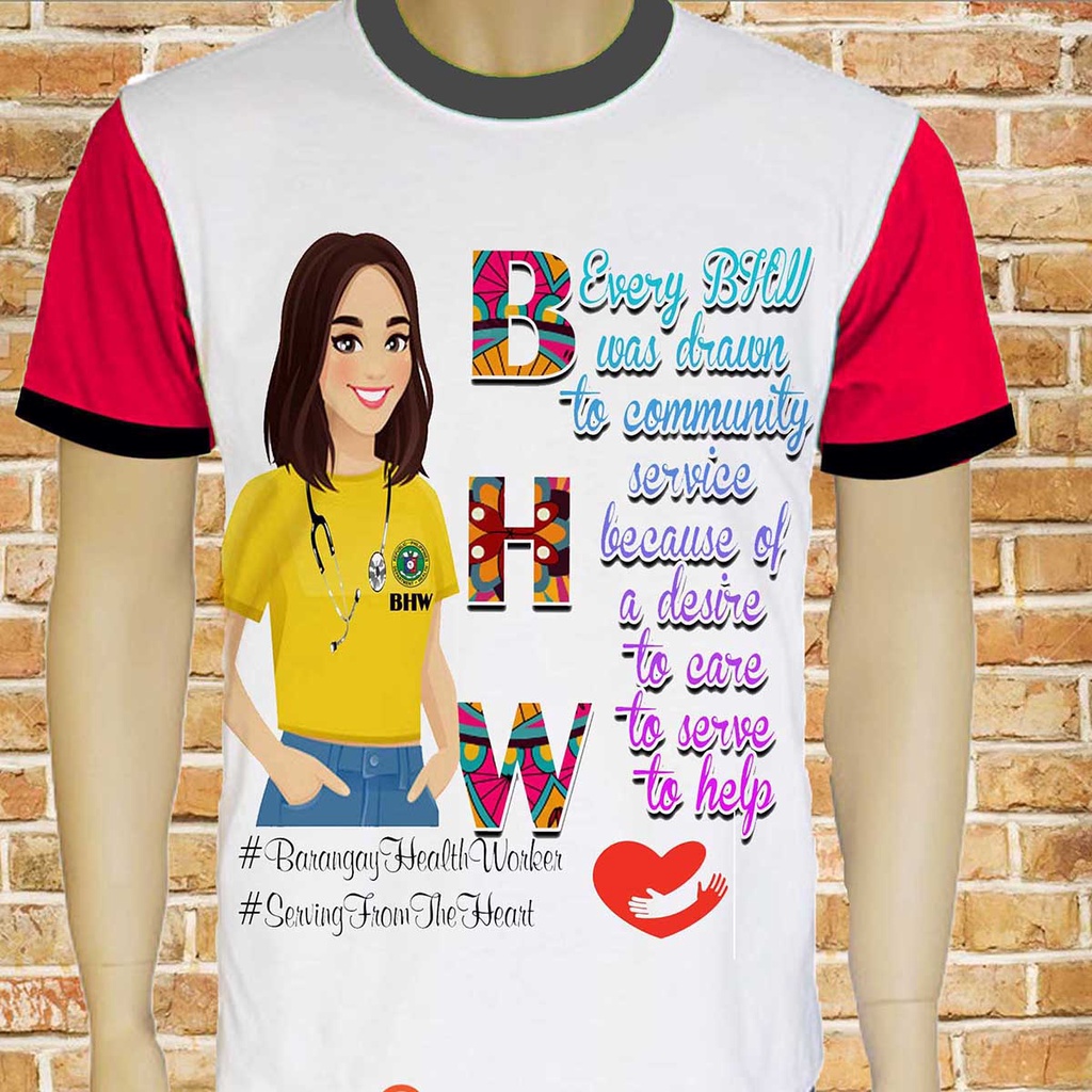 BHW-Barangay Health Worker Shirt | Shopee Philippines