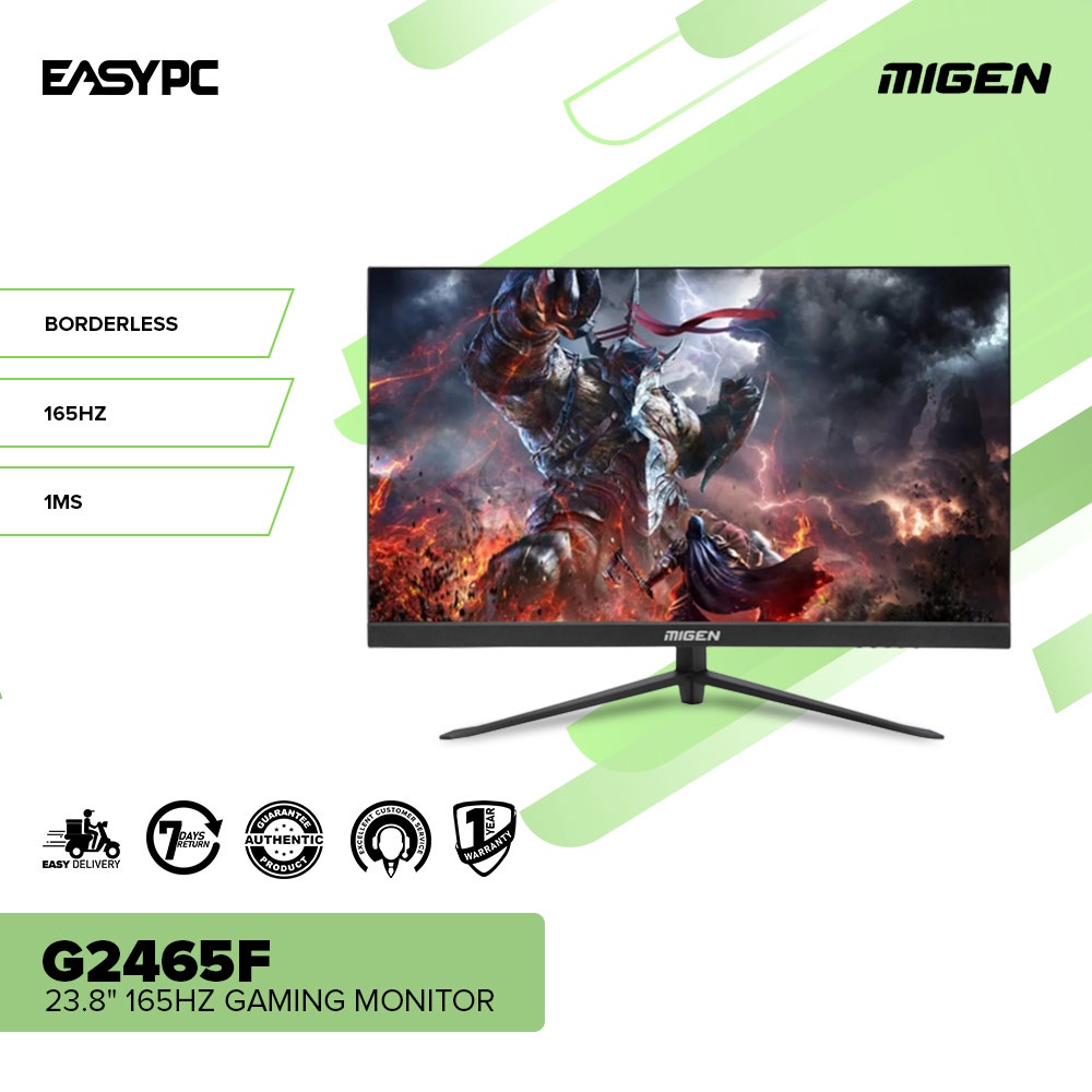 MIGEN G2465F 23.8" 165Hz Gaming Monitor | Shopee Philippines