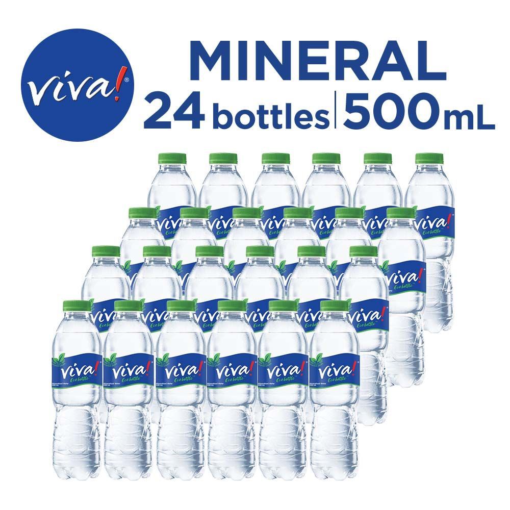 Viva! Mineral Water 500mL - Pack of 24 | Shopee Philippines