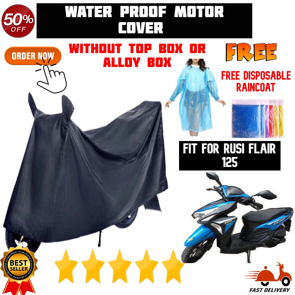 Motor Cover For Rusi Flair 125 | Water Proof, Dust Proof High Quality ...