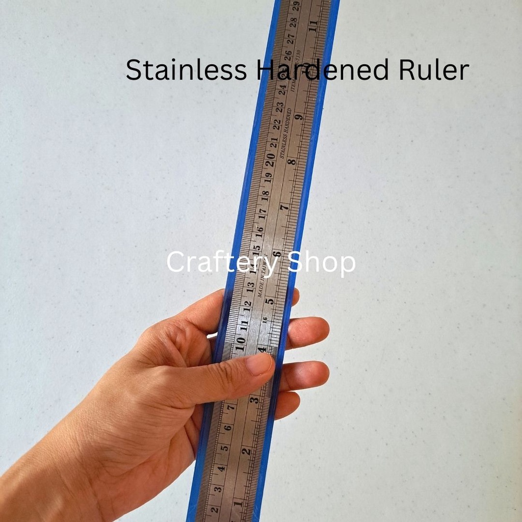 Joy Metal Ruler (thick) | Shopee Philippines