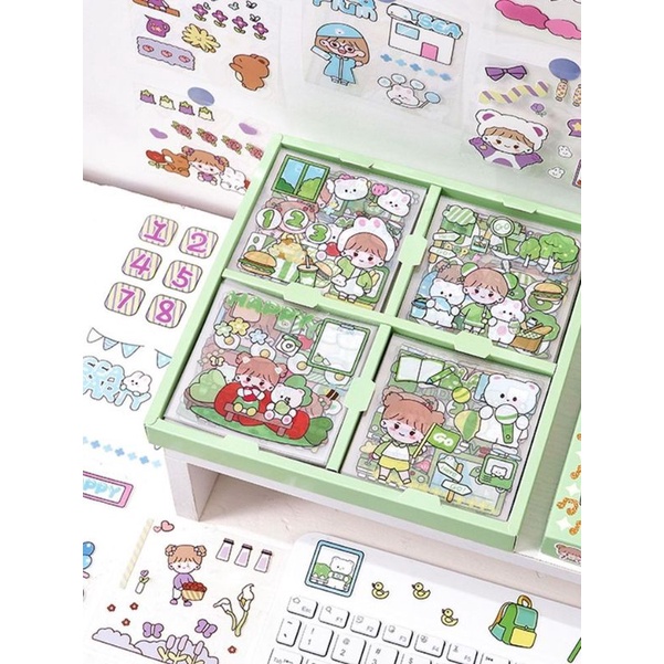 [1PCS] MOMO STICKERS |KAWAI STICKER | WATERPROOF STICKER | Shopee ...