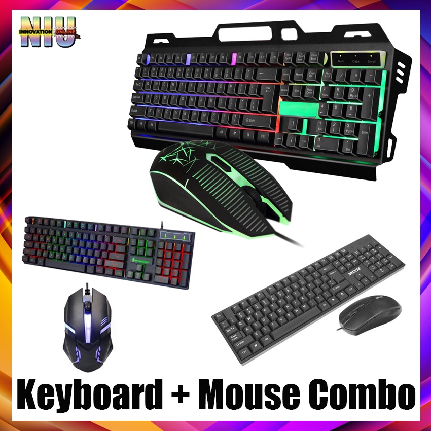 (VARIATION) T15/T13 GTX300 D280 CMK 198 USB Corded Keyboard Mouse Combo ...