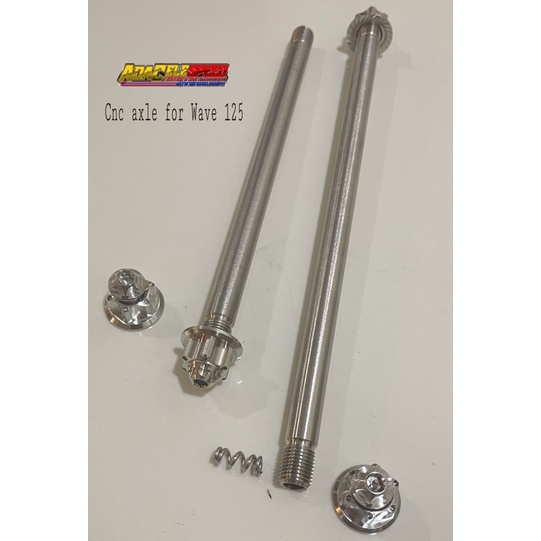 CNC AXLE FOR WAVE 125 SOLD AS SET | Shopee Philippines