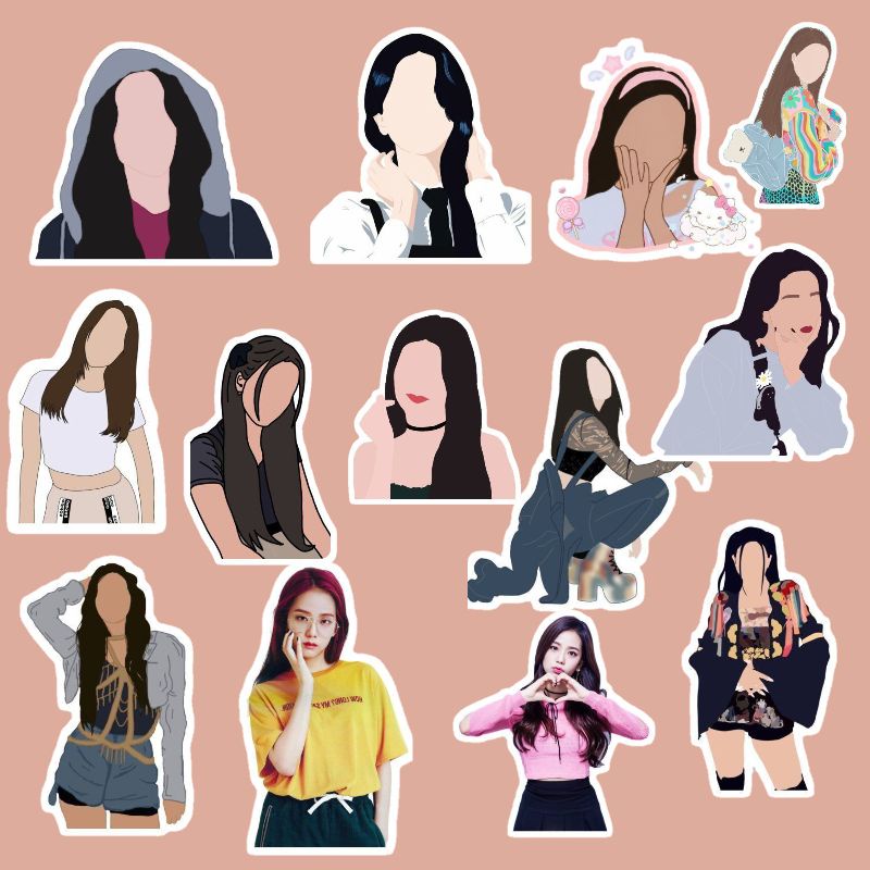 Jisoo Stickers | Vinyl Matte Laminated Waterproof and Scratchproofr ...