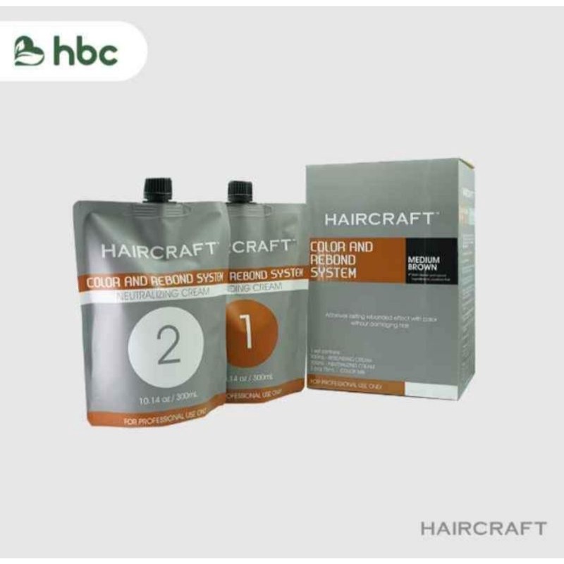 Haircraft Color & Rebond System Medium Brown color-hbc | Shopee Philippines