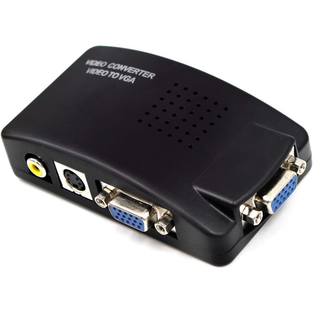 PC Laptop Composite Video TV RCA Composite S-Video AV in to PC VGA LCD ...