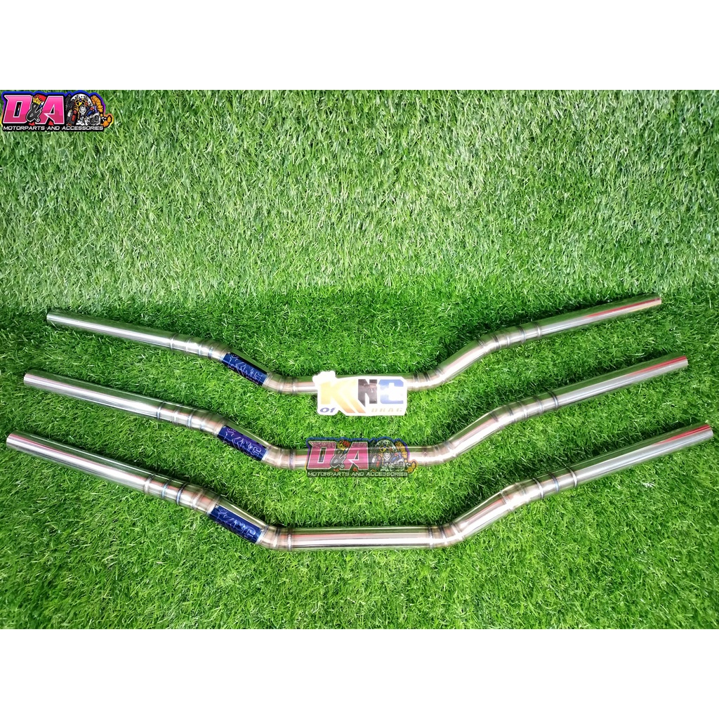 KING DRAG HANDLE BAR w/ EMBLEM TITANIUM FOR NMAX / PCX / UNIVERSAL ...