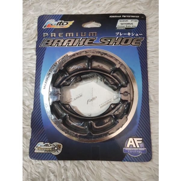 FAITO BRAKE SHOE SUZUKI SKYDRIVE 125 / GIXXER 150 / THUNDER & KAWASAKI ...