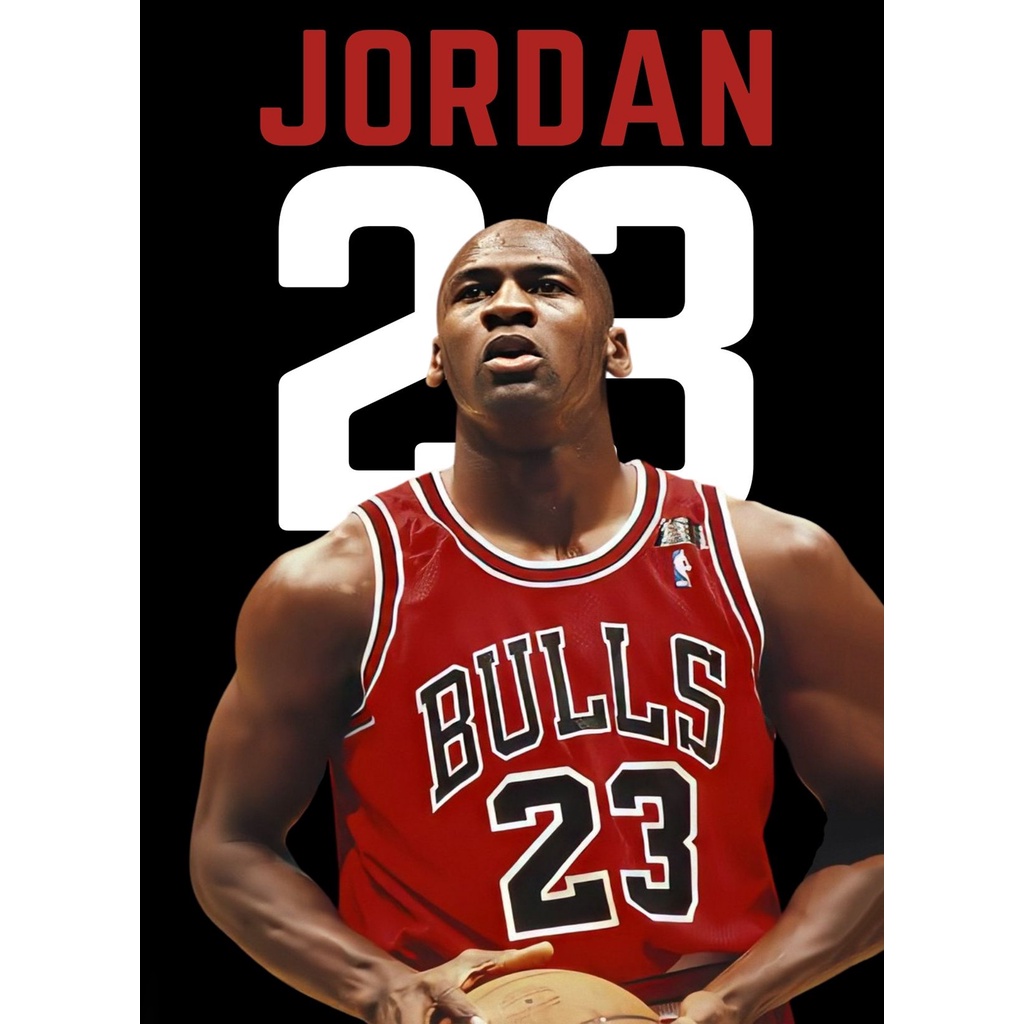 MICHAEL JORDAN HD POSTER 21cm x 29.7cm (3pcs minimum order) | Shopee ...