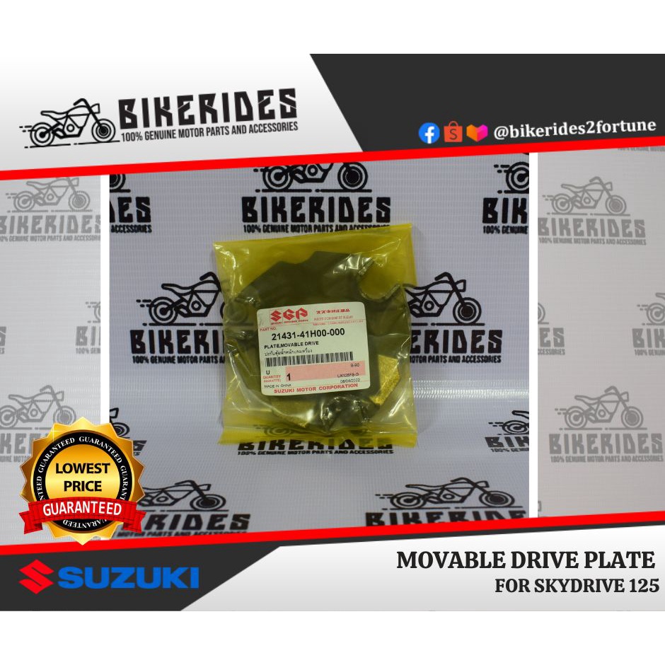 PLATE, MOVABLE DRIVE SGP (SKYDRIVE125/STEP/HAYATE) SUZUKI GENUINE ...