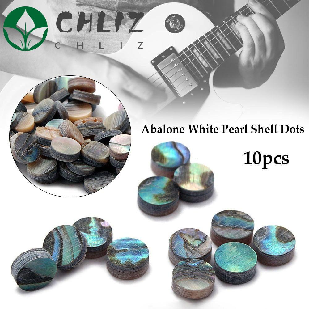 CHLIZ 10pcs Abalone Inlay Dots High Quality Parts Guitar Fretboard ...