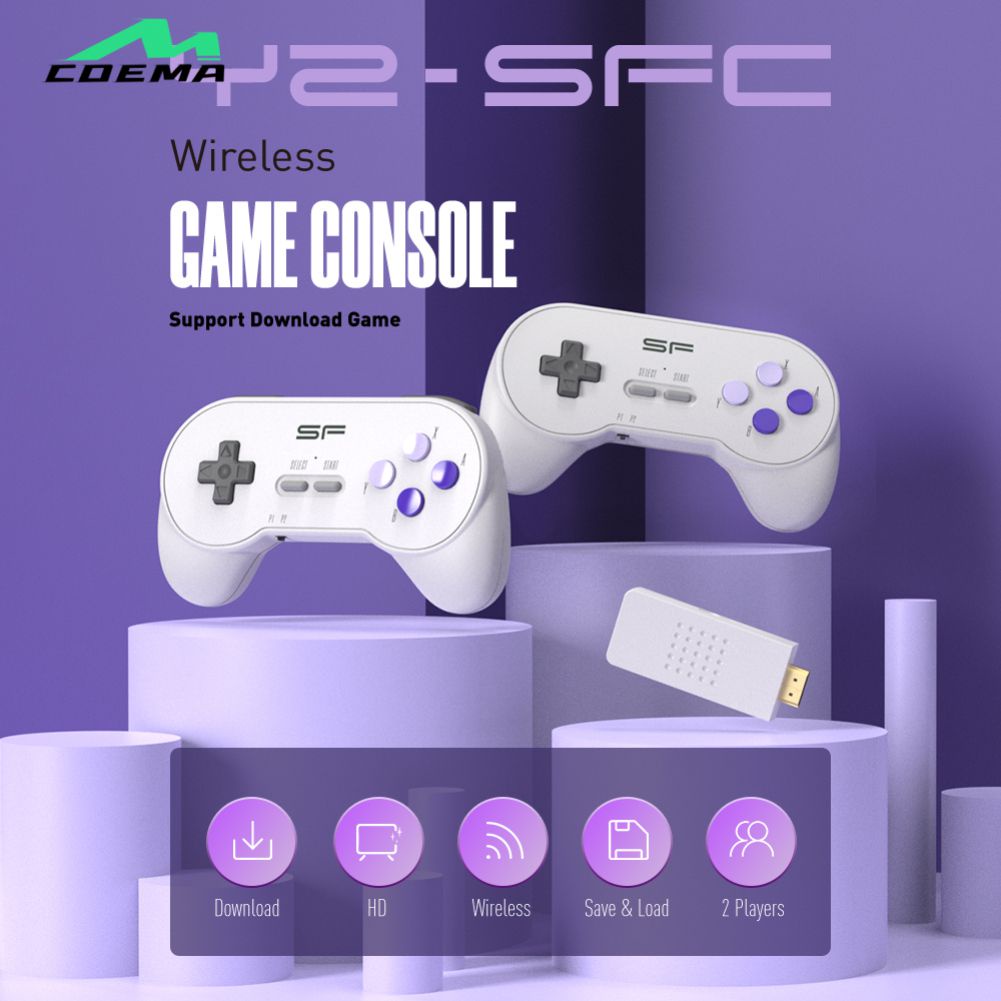16 Bit Wireless Retro Tv Game Console For Super Snes Nes 3000 + Games ...