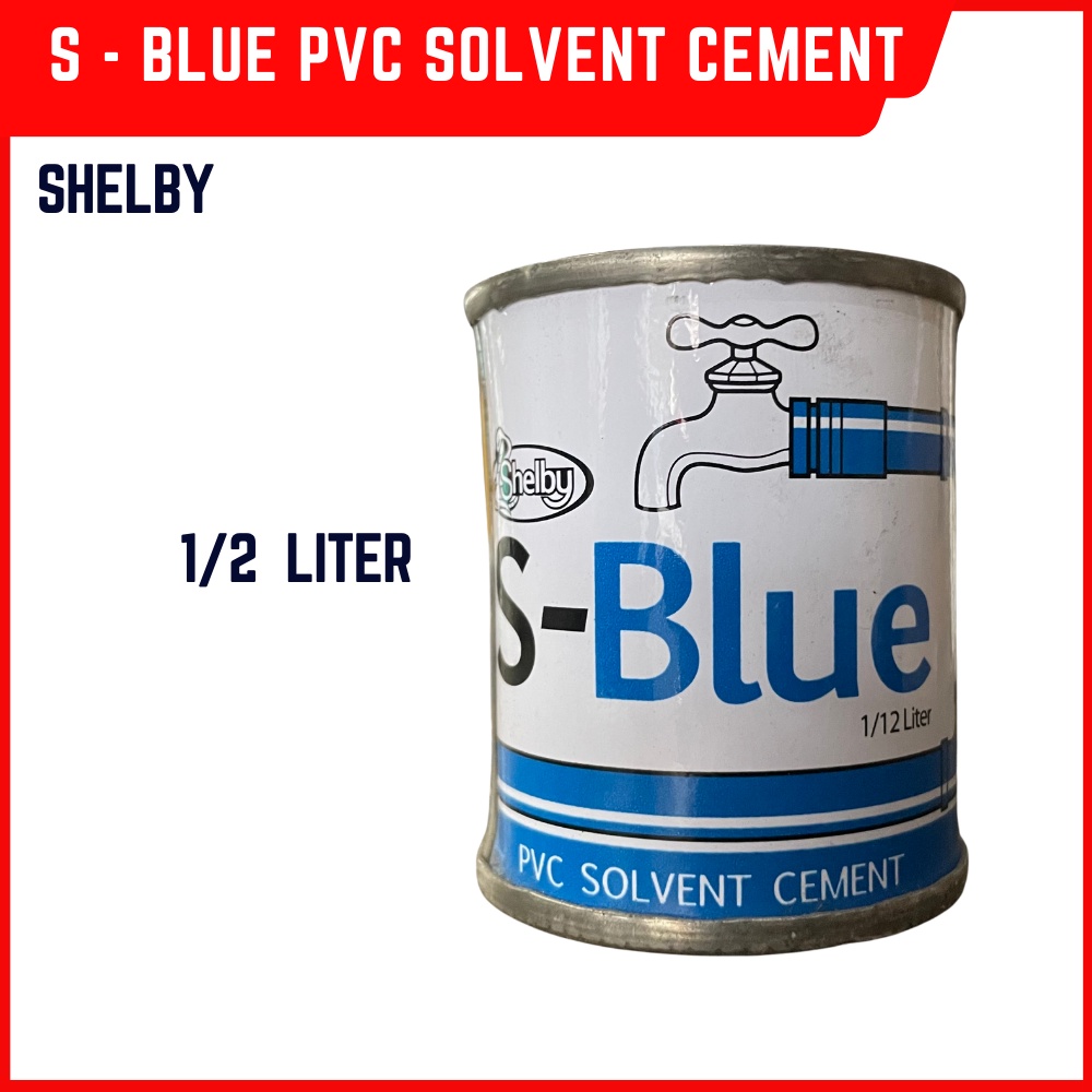 S-BLUE PVC SOLVENT CEMENT 1/12 LITER (SC112LSB) | Shopee Philippines