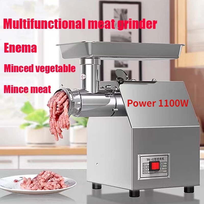 Commercial Heavy Duty High Capacity Stainless Steel 1 HP Meat Grinder ...