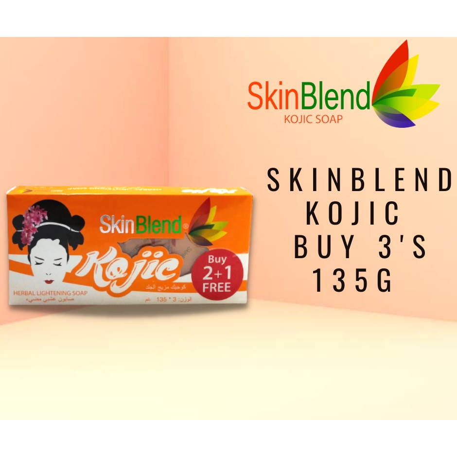 Kojic Whitening Soap by Skinblend Glow 3's 135grams with FREE Angel's ...